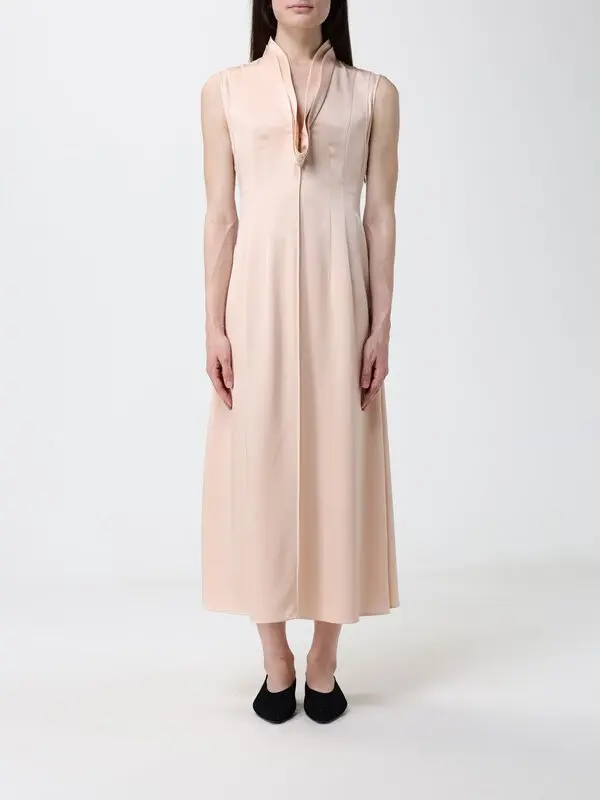 JIL SANDER Sleeveless Midi Dress - Pink