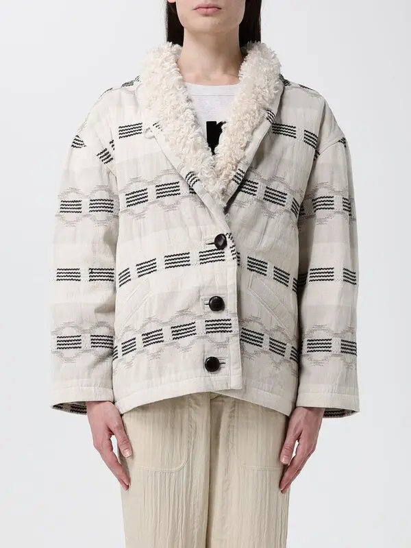 Isabel Marant Étoile Abstract Pattern Jacquard Jacket - Beige