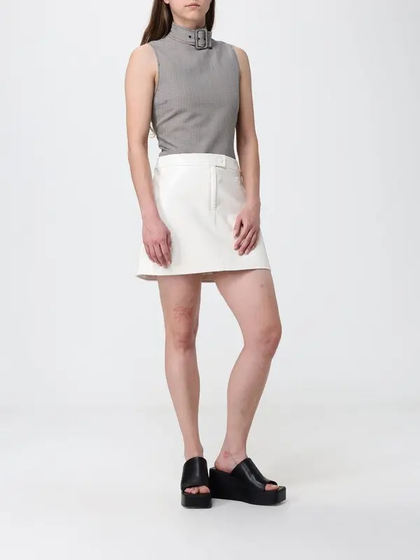 COURREGES Sleeveless High Neck Top