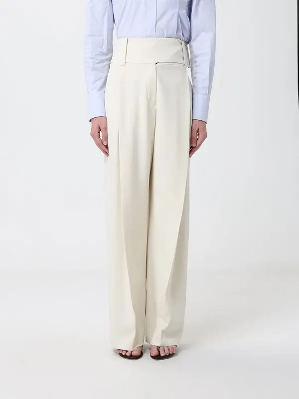 Sportmax Palazzo Trousers - Ivory