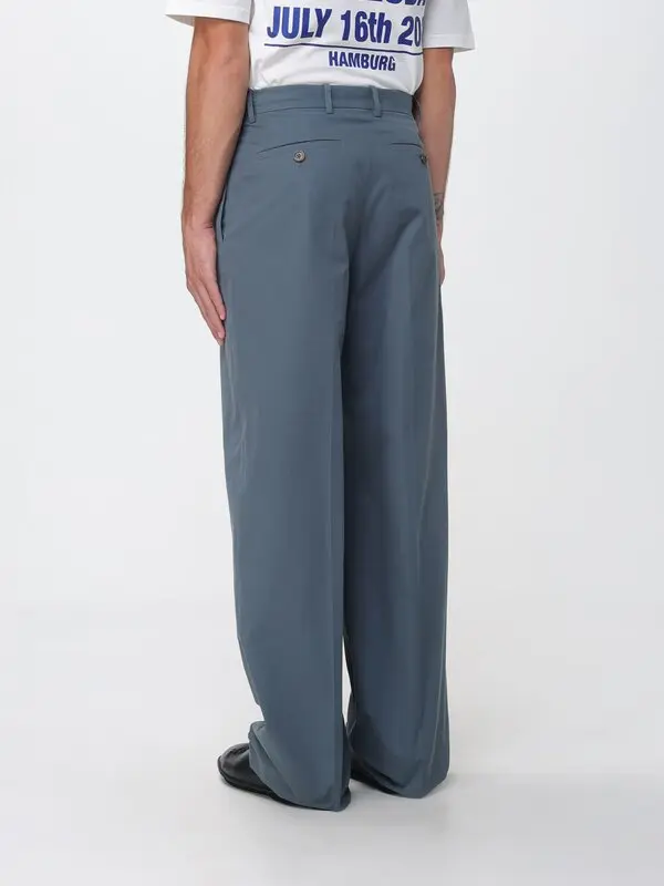 JIL SANDER Wide Leg Cotton Drill Trousers