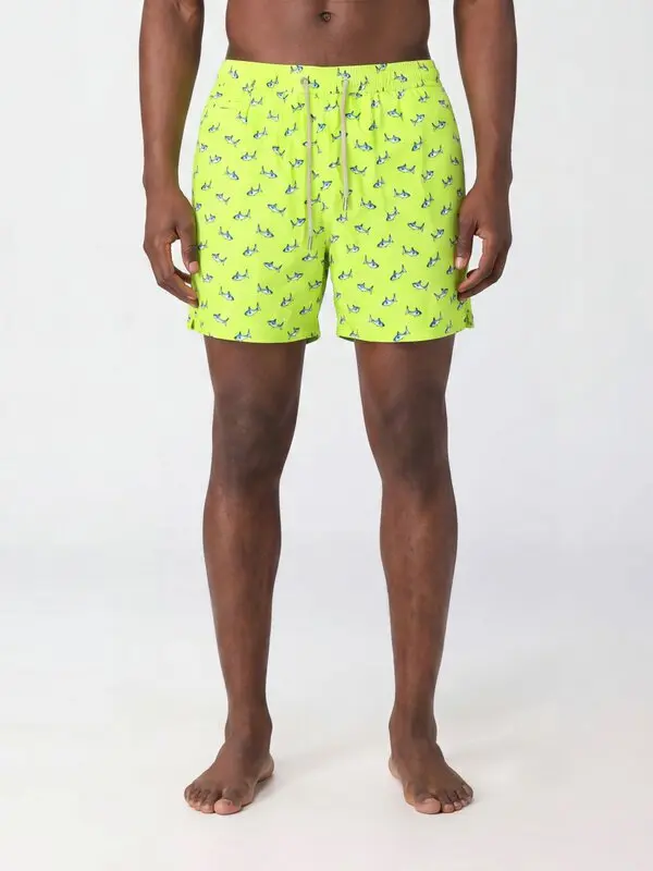 MC2 SAINT BARTH Printed Swim Trunks - Yellow