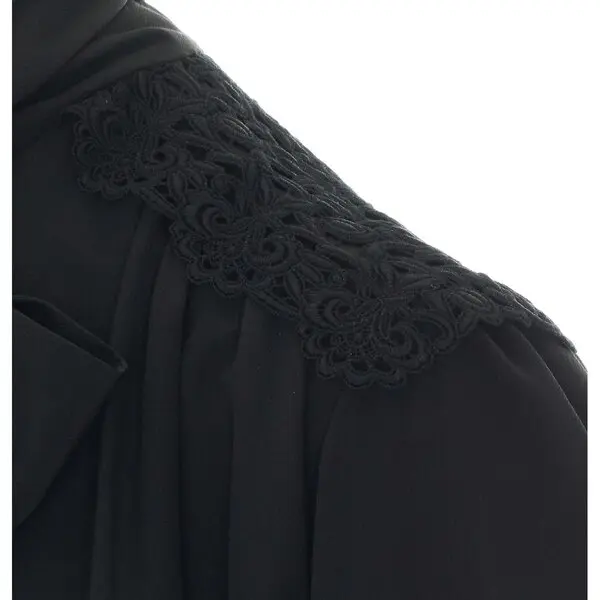 Chloé Maxi Gathered Lavallière Blouse In Crêpe De Chine
