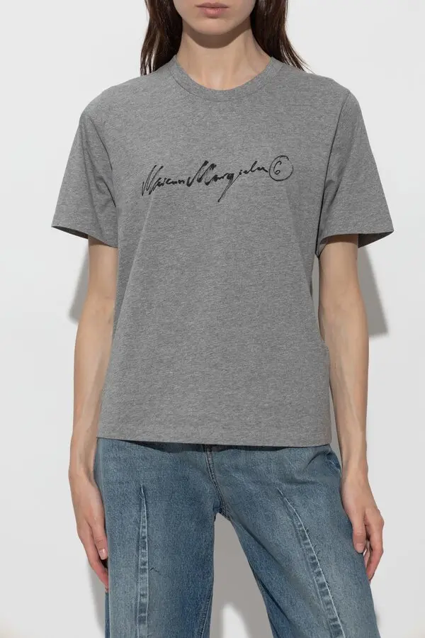 MAISON MARGIELA Printed Logo T-shirt