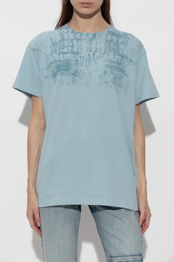 MAISON MARGIELA Printed Cotton T-shirt