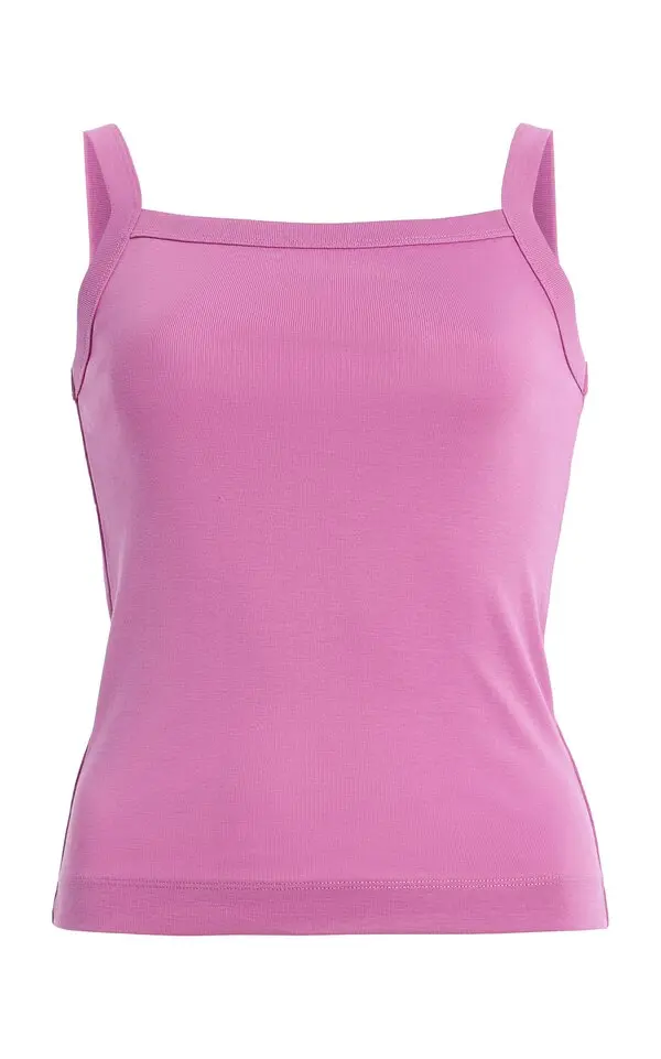 FLORE FLORE May Cotton Camisole Top - Pink