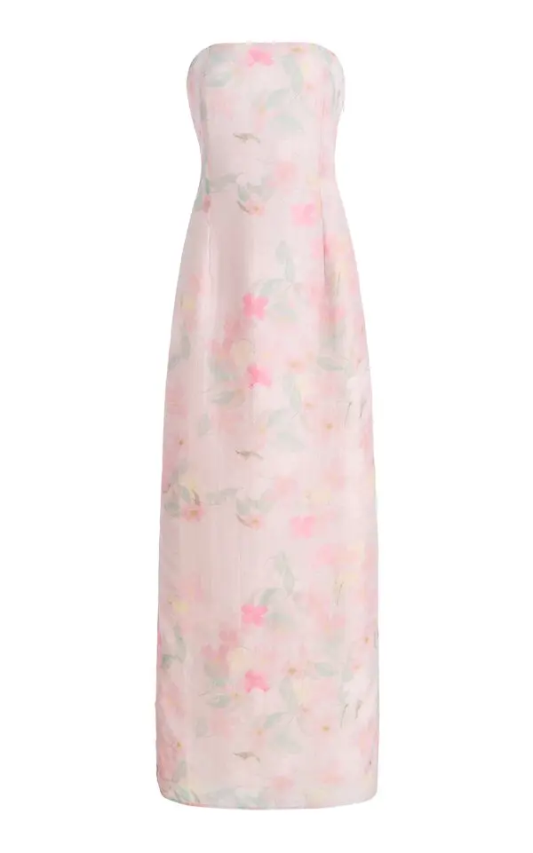 Bernadette Elora Organza Maxi Dress - Pink