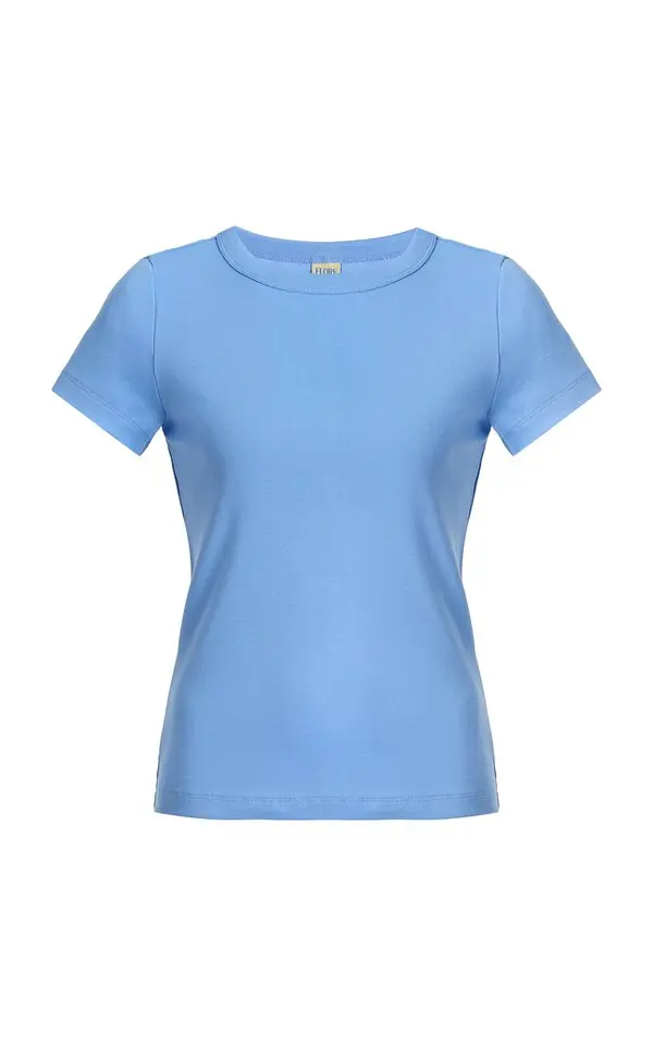FLORE FLORE Car Cotton Baby Tee - Blue