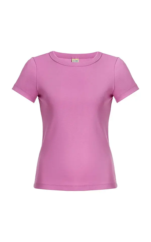 FLORE FLORE Car Cotton Baby Tee - Pink