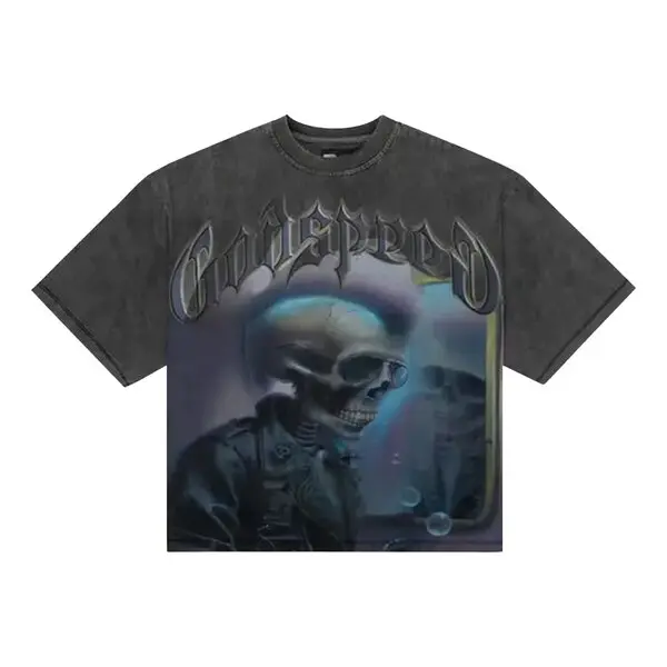 GODSPEED In The Mirror Tee Wash - Grey