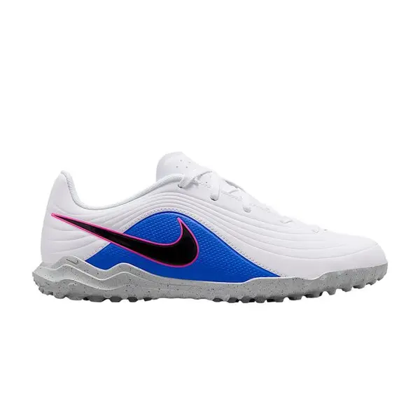Nike Jr. Tiempo Maestro Club Tf Low Gs Racer Blue Pink Blast Black - White