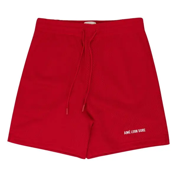 Aimé Leon Dore Logo Gym Short 'true - Red