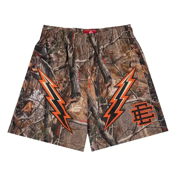 ERIC EMANUEL Ee Basic Short 'tree Camo/black/orange Bolt - Brown