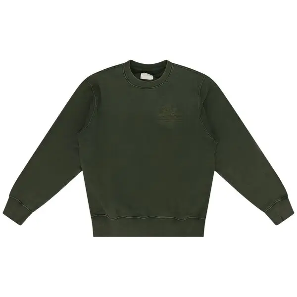 Aimé Leon Dore Tonal Unisphere Crewneck Sweatshirt - Green