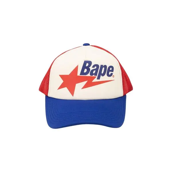 A BATHING APE Sta Mesh Cap 'red/blue - Multicolor