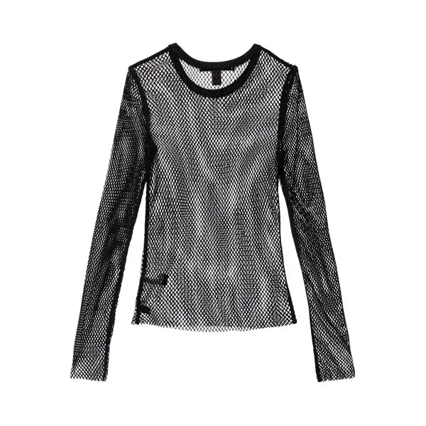 Ksubi Net Mesh Long-sleeve Top