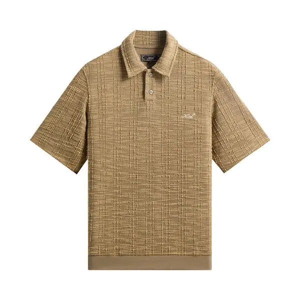 Kith High Twist Tweed Graham Polo 'palomino - Tan