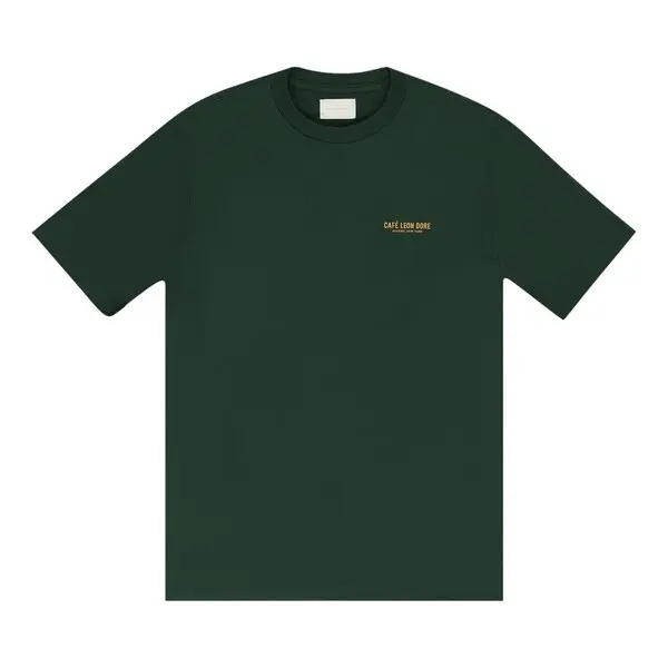 Aimé Leon Dore Café Leon Dore Logo Tee 'botanical - Green