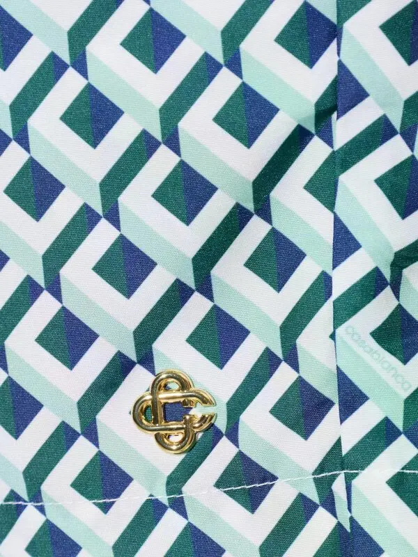 Casablanca Cubist Cc Monogram Swim Shorts