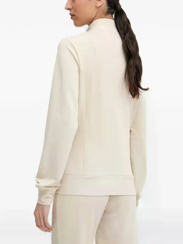 EA7 Logo Detail Zip-up Sweatshirt