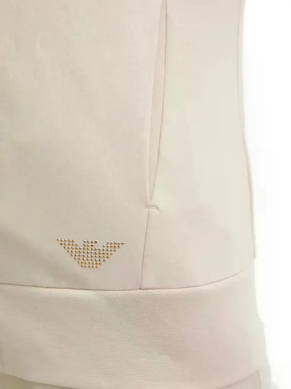 EA7 Logo Detail Zip-up Sweatshirt