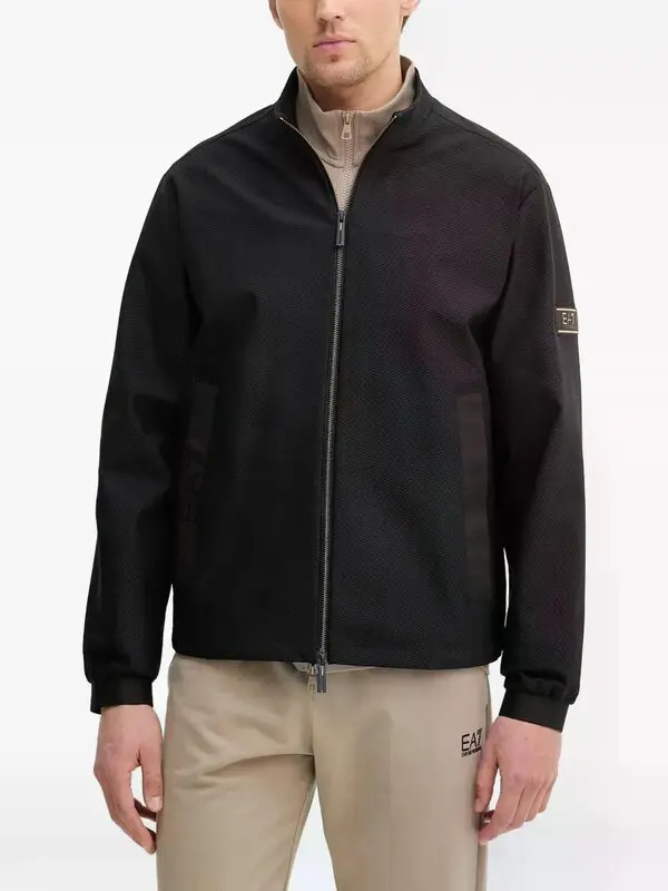 EA7 Zipped Geometric Jacket