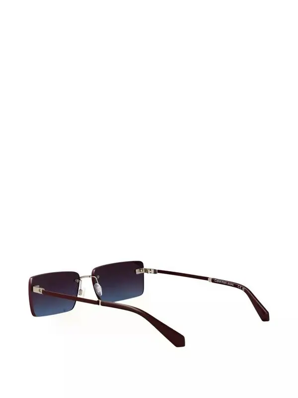 Calvin Klein Rimless Rectangle Sunglasses