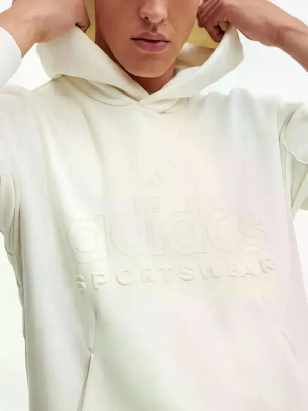 Adidas Logo-embossed Hoodie