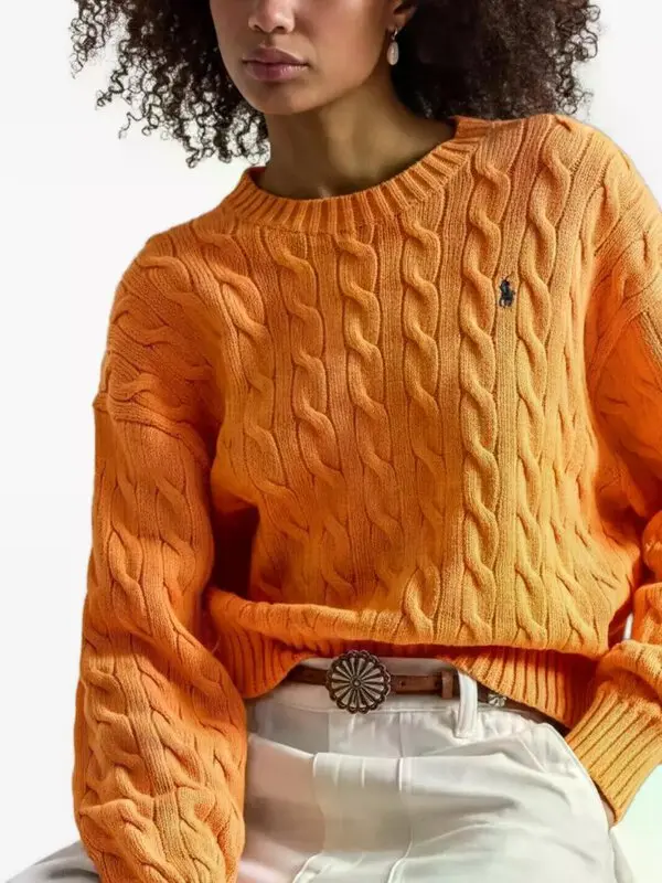 Polo Ralph Lauren Cable Knit Sweater - Orange