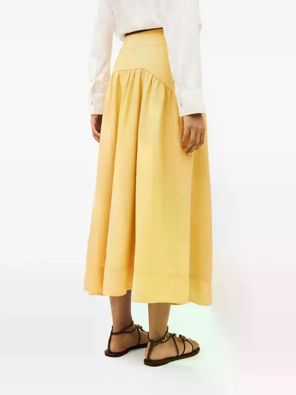 Ba&sh Donia Eyelet-embellished Gathered Skirt