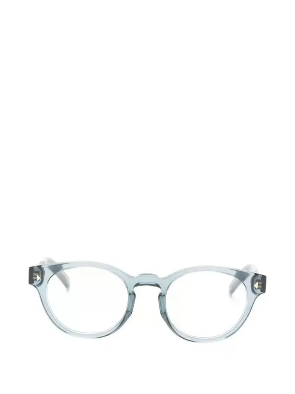 Prada Round Frame Glasses - Blue