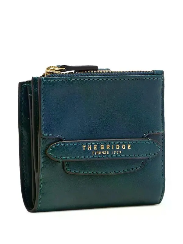 THE BRIDGE Logo-lettering Leather Wallet
