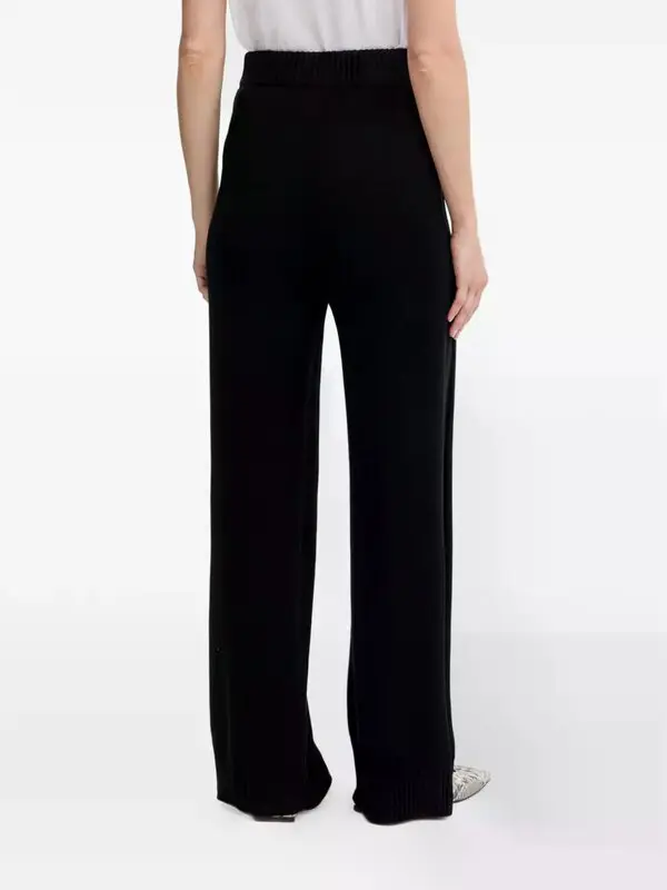 Armani Exchange Wide-leg Knitted Trousers