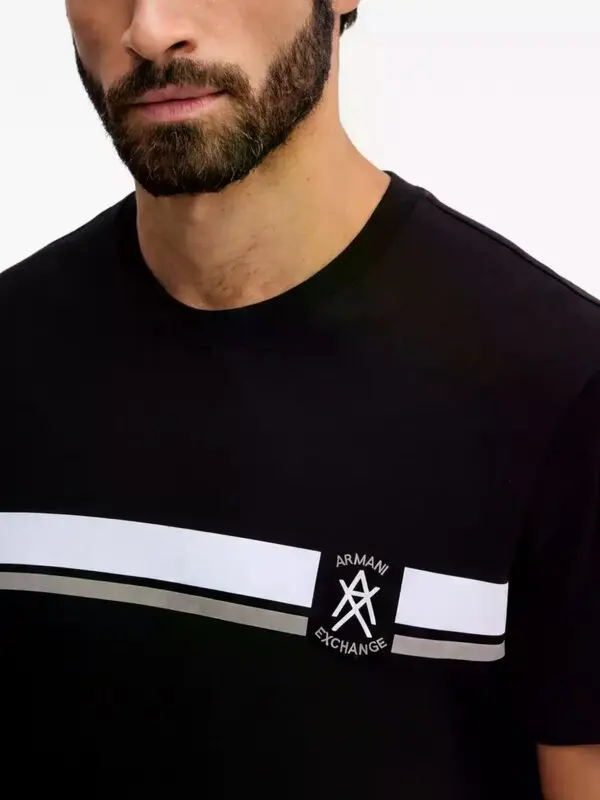 Armani Exchange Regular-fit Logo-detail T-shirt
