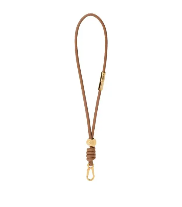 Loewe Leather Wrist Strap - Brown