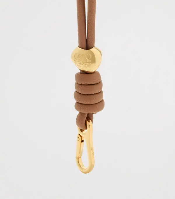 Loewe Leather Wrist Strap With Anagram Logo