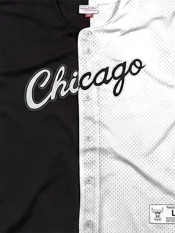 Mitchell & Ness X Nba Chicago Bulls Shirt - Black