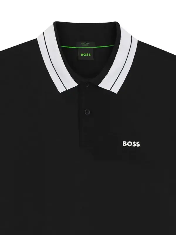 BOSS Logo-embroidered Polo Shirt