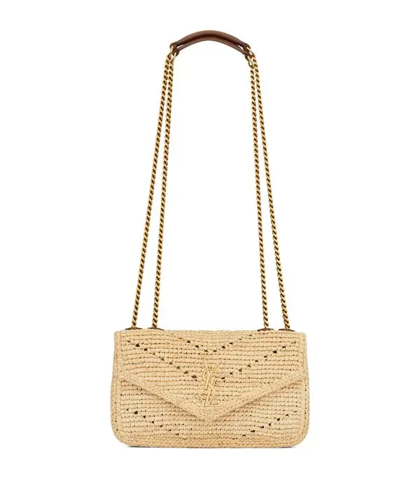 Saint Laurent Mini Loulou Shoulder Bag - Beige