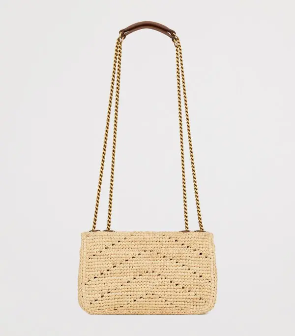 Saint Laurent Mini Loulou Shoulder Bag - Beige