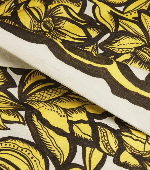 ALEMAIS Mona Mini Dress With Floral And Banana Print