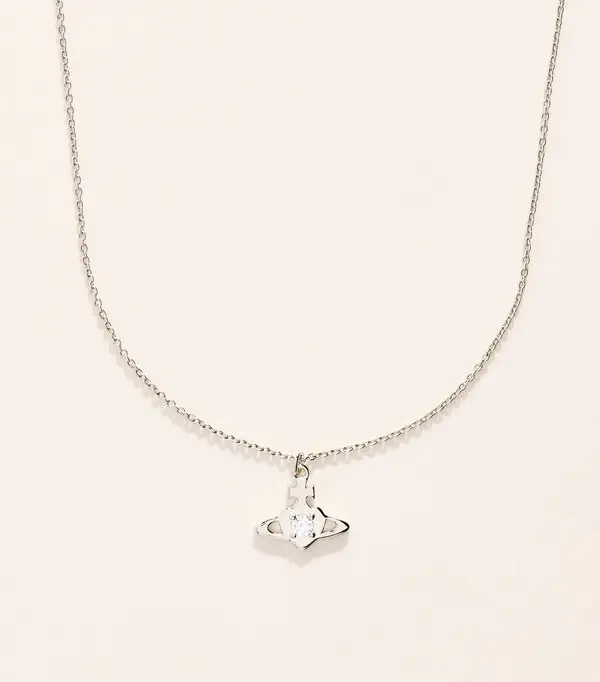 VIVIENNE WESTWOOD Noella Heart Pendant Necklace - Silver