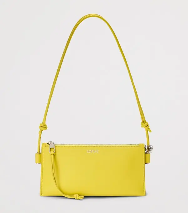 Loewe Nappa Leather Joya Pouch - Yellow