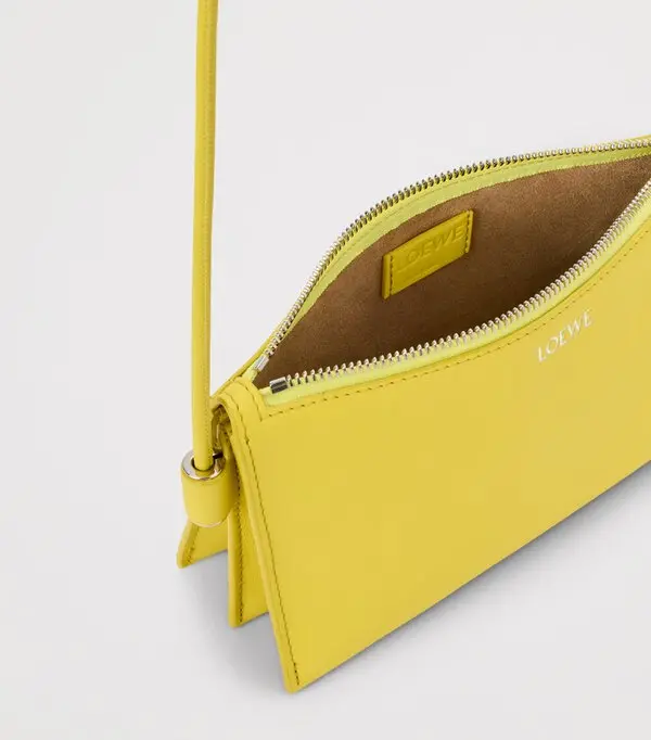 Loewe Nappa Leather Joya Pouch - Yellow