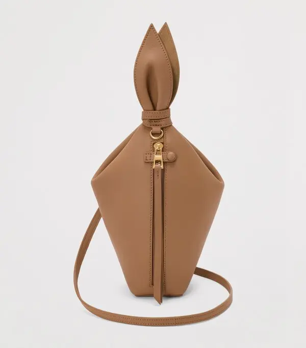 Loewe Leather Scarf Backpack - Brown