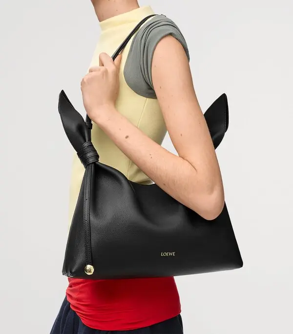 Loewe Medium Scarf Shoulder Bag - Black