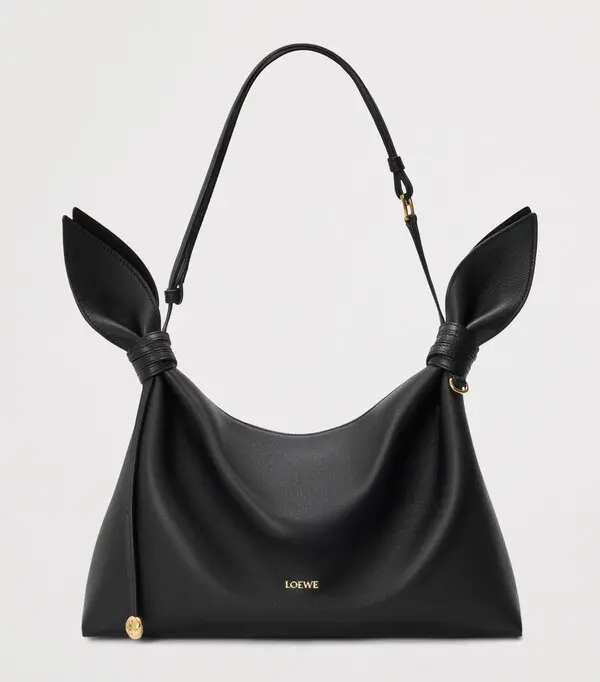 Loewe Medium Scarf Shoulder Bag - Black
