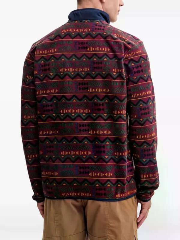 Columbia Zip Patterned Sweater