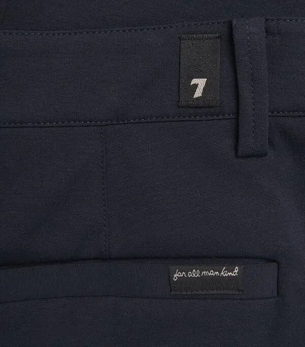 7 For All Mankind Pleated Straight Leg Trousers