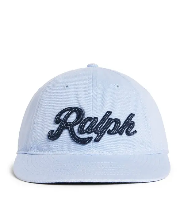 Polo Ralph Lauren Cotton Baseball Cap With Embroidered Logo - Blue